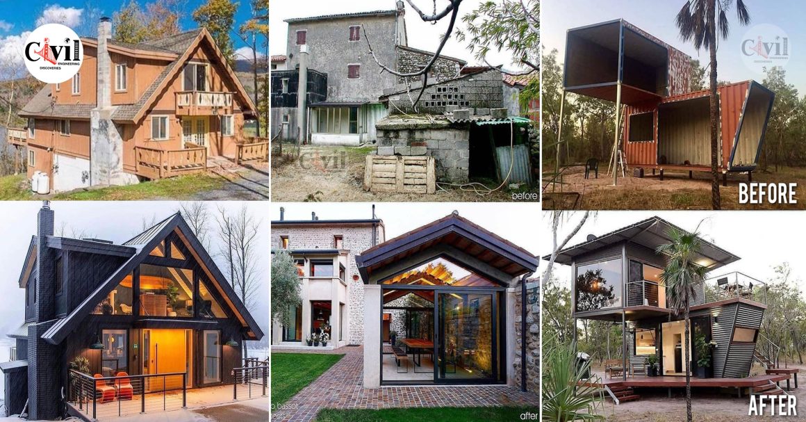 34+ Inspirational Before And After House Renovation Projects ...