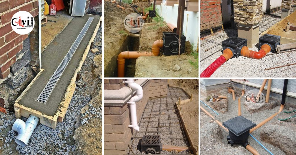 How To Make Drainage Around The house With Your Own Hands