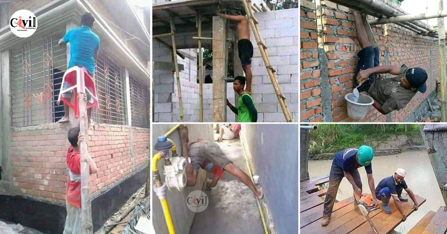 26+ Photos of Construction Workers' Behavior That Makes Head Shakes ...