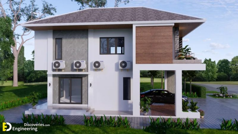 Two Storey Small House Plan Design 6.9m × 10.0m With 2 Bedroom ...