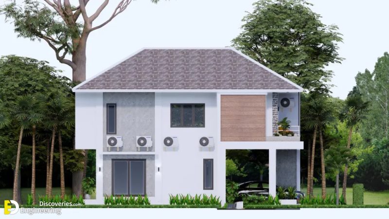 Two Storey Small House Plan Design 6.9m × 10.0m With 2 Bedroom ...
