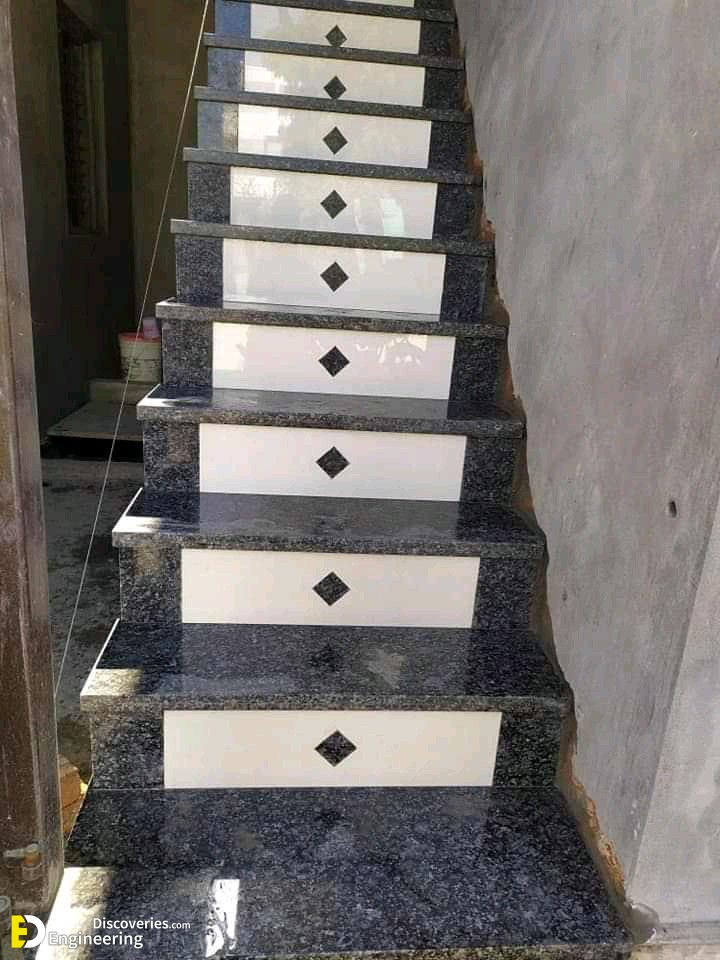 Top 40 Granite Stairs Design With A Combination Of Beauty And ...