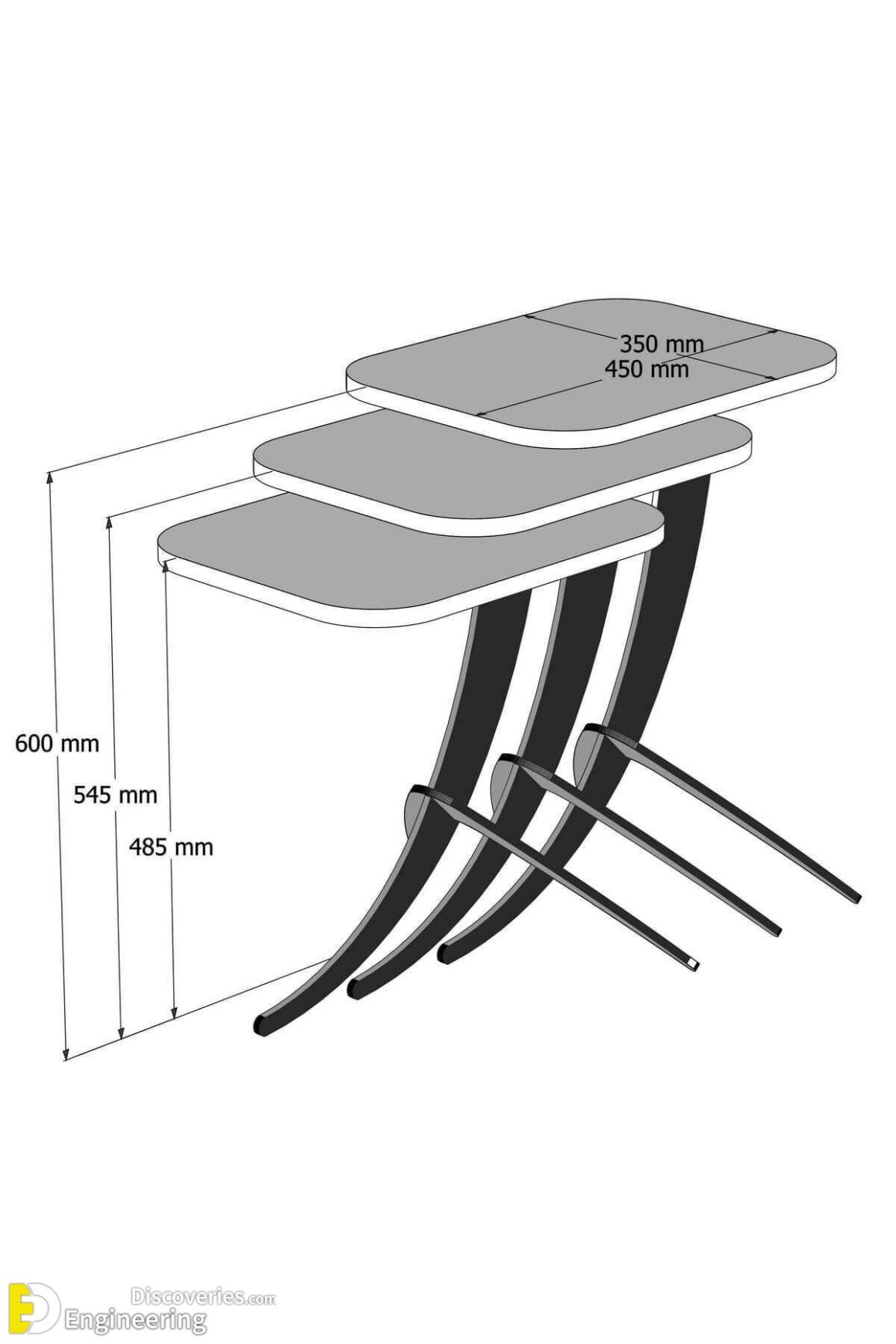 Practical And Convenient Side Tables With Dimensions | Engineering ...