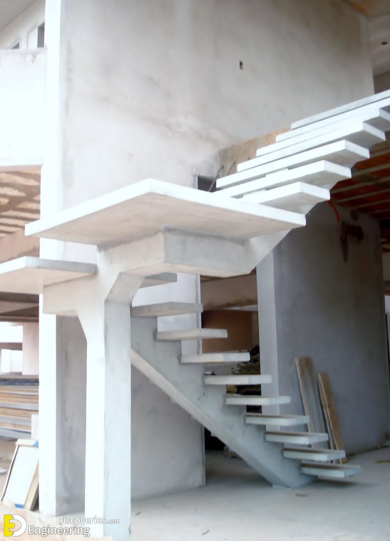 35+ Photos RCC Concrete Stair Stringer Beams! | Engineering Discoveries
