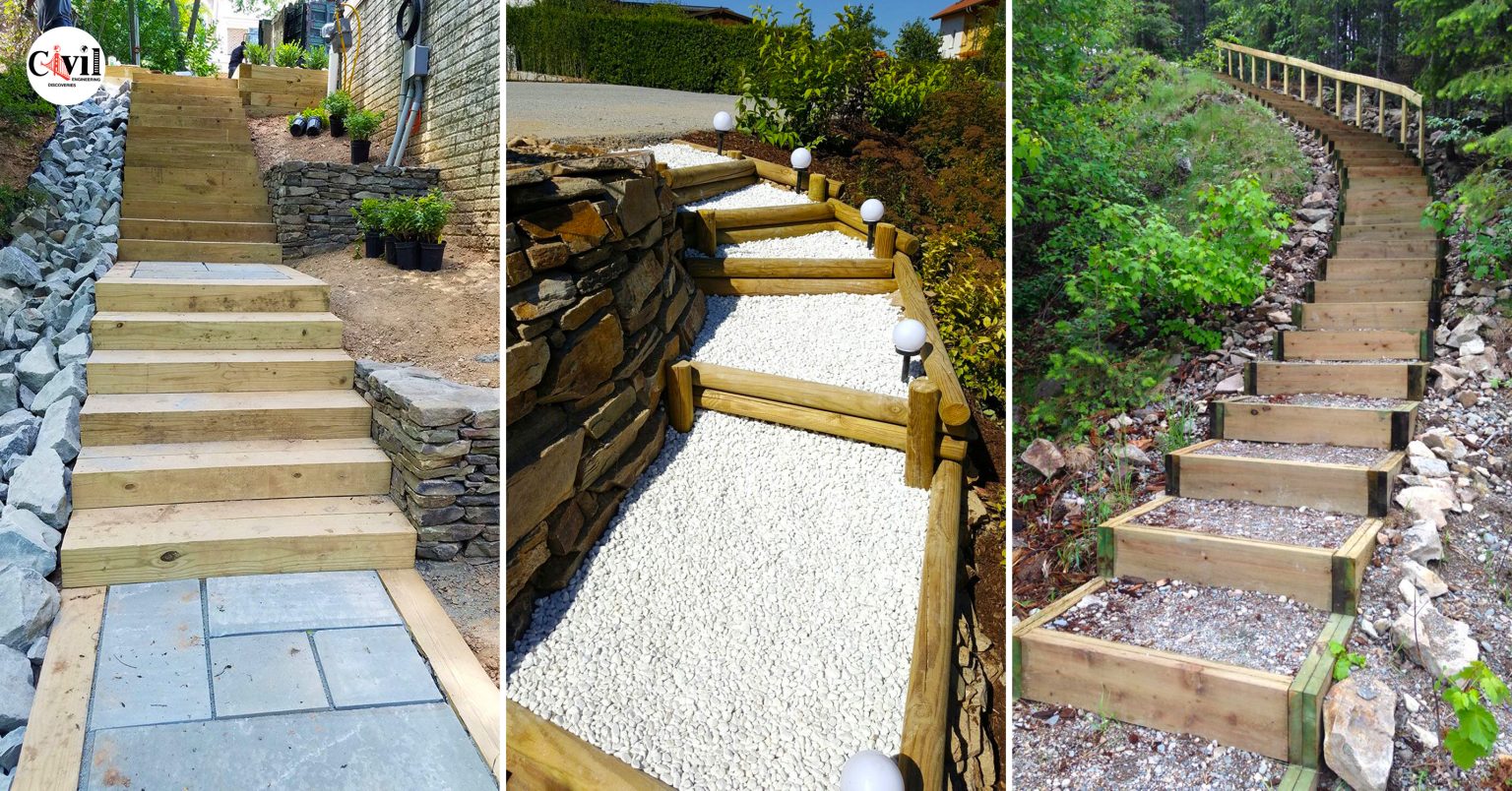 31+ Fantastic Ideas To Make Your Own Steps In Your Garden | Engineering ...