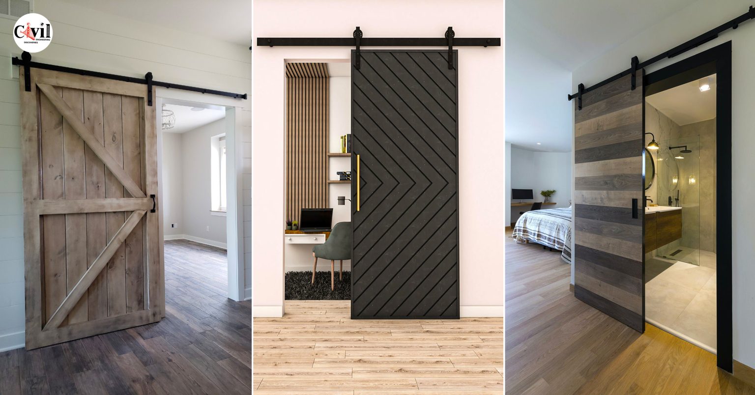 31+ Unique Slide Door Designs Suitable For Interior Out Of Sight ...