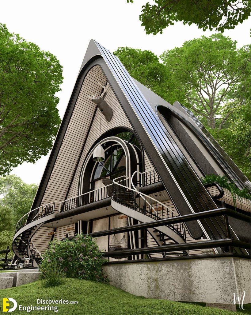 The Jungle Bride: Modern A-Frame Cabin In Bedford Hills, New York by ...