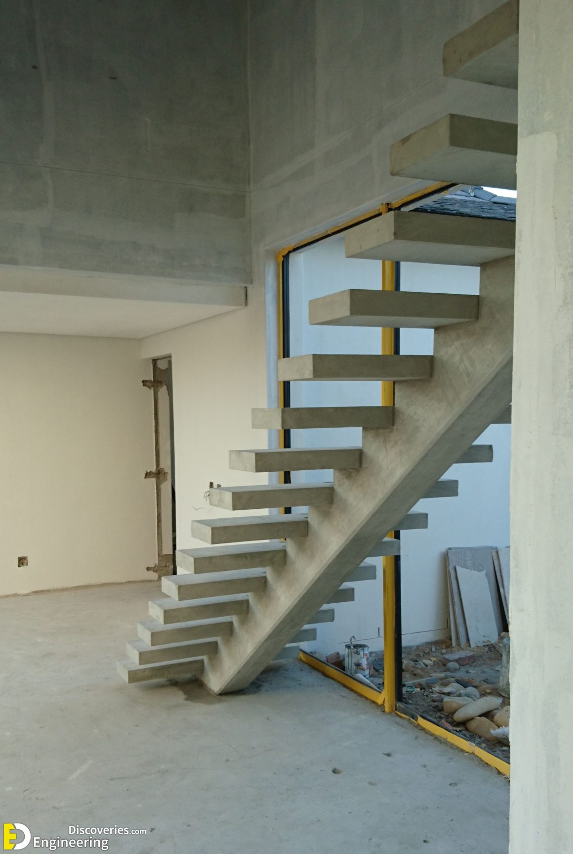 35+ Photos RCC Concrete Stair Stringer Beams! | Engineering Discoveries