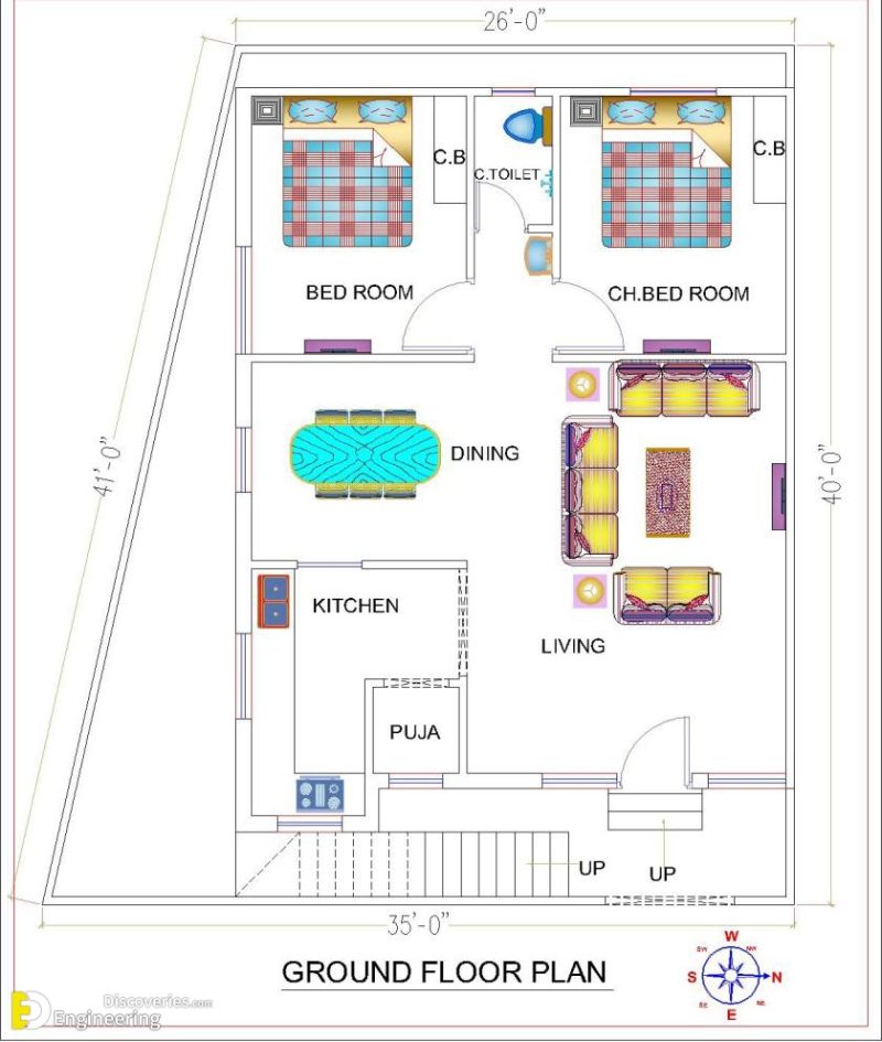 Magnificent House Plan Ideas For Various Locations! | Engineering ...