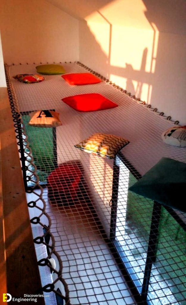 30+ Amazing Homes And Offices Have Suspended Nets To Hang Out In ...