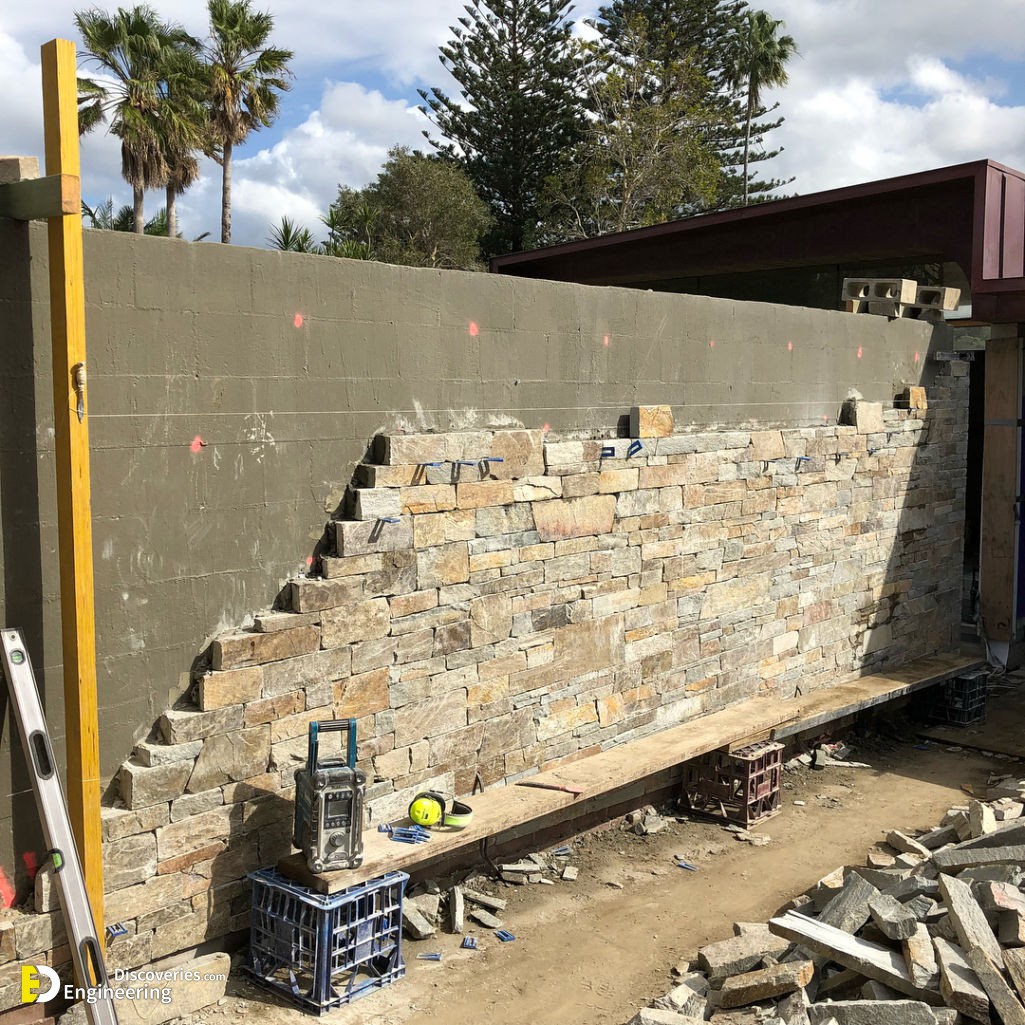 How To Install Natural Stone Over A Wall | Engineering Discoveries