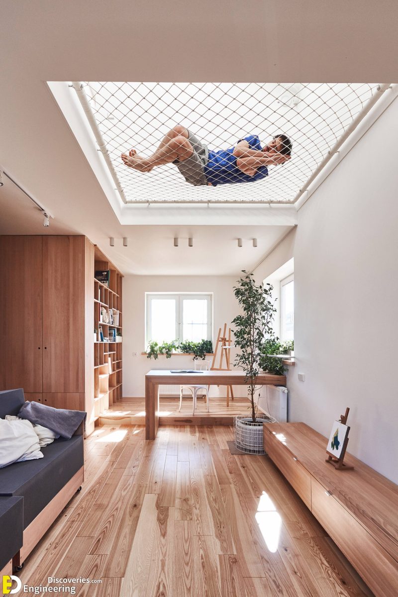30+ Amazing Homes And Offices Have Suspended Nets To Hang Out In ...
