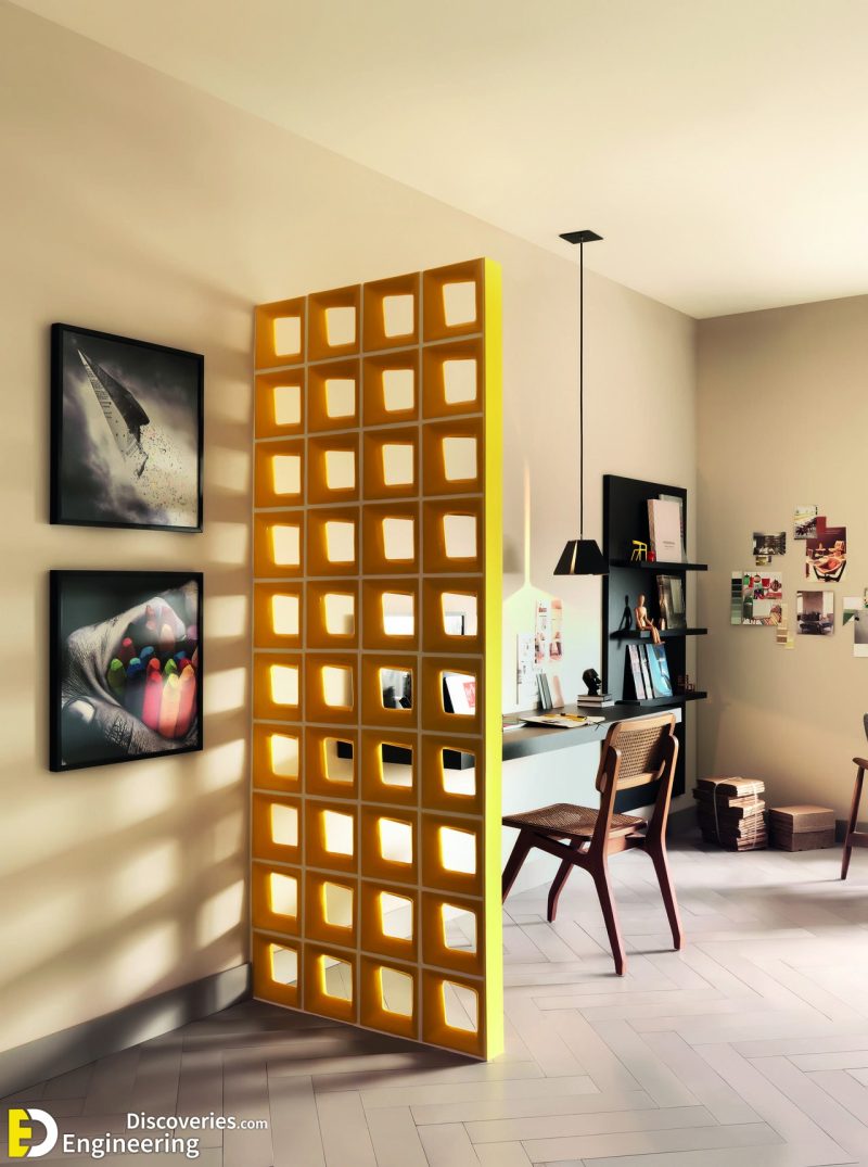 32+ Stunning Room Divider Ideas With "Breeze Block" for Privacy And ...