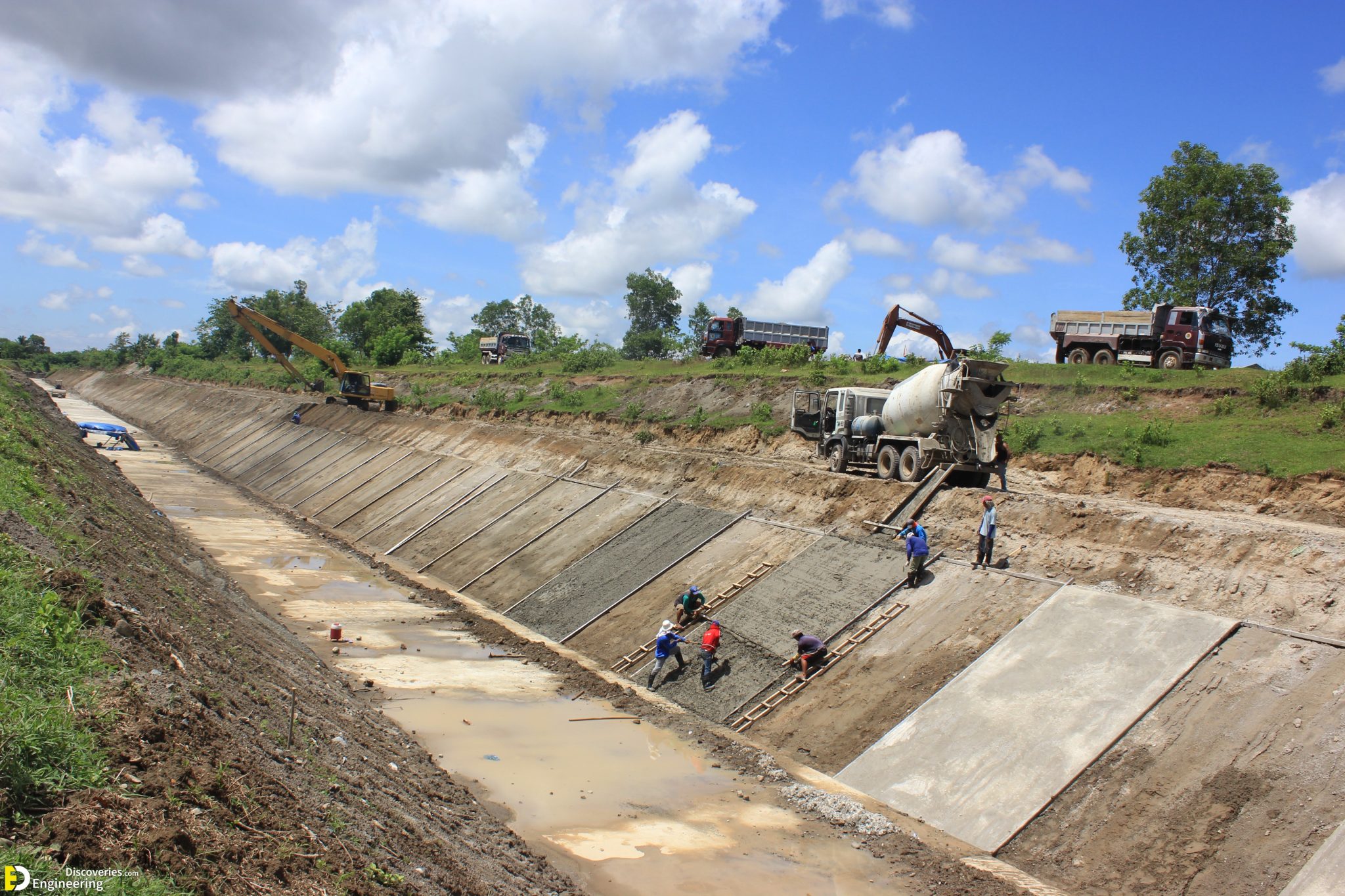30+ Pictures Of Concrete Irrigation Canals Under Construction ...