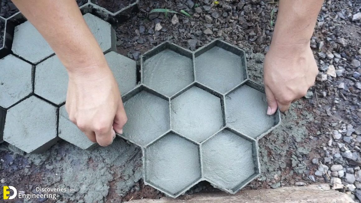 29+ Easy DIY Concrete Walkway Ideas For Your Yard! – Engineering ...