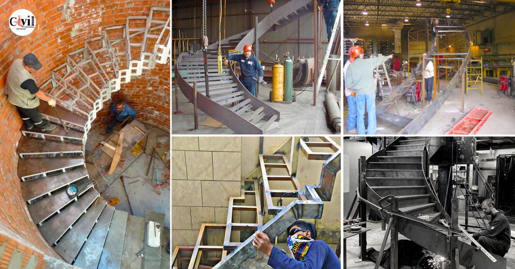 34+ Images Of Iron Stairs Under Construction! | Engineering Discoveries