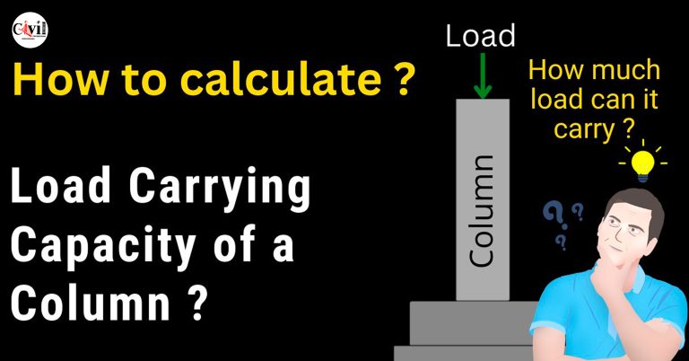 How To Calculate The Load Carrying Capacity Of A Column | Design Of RCC ...