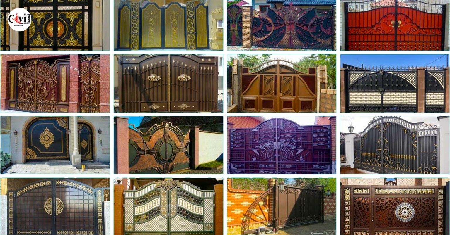 Top 36 Modern Main Gate Design Ideas | Engineering Discoveries