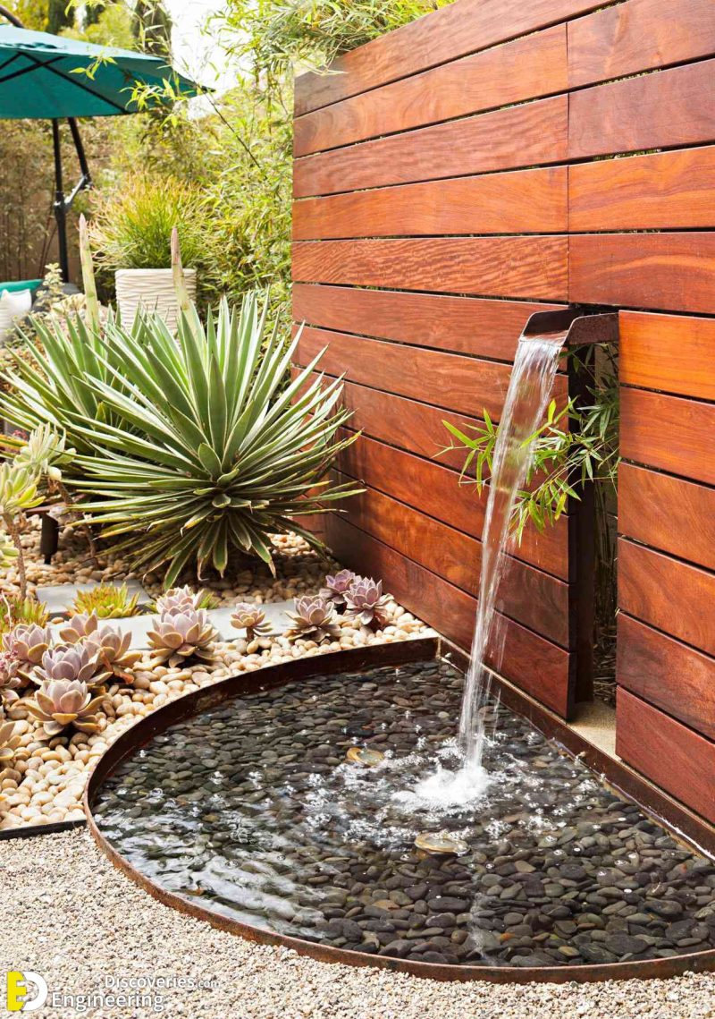 45 Wall Fountain Ideas To Decorate Your Garden And Patio | Engineering ...
