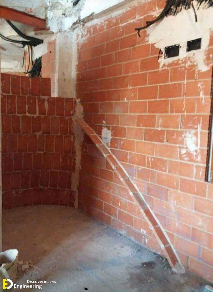How To Build A Stair Step By Step Using Bricks | Engineering Discoveries
