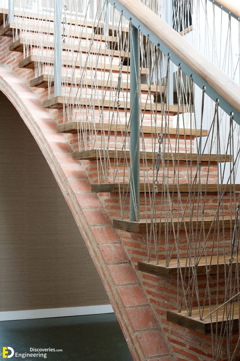 How To Build A Stair Step By Step Using Bricks | Engineering Discoveries
