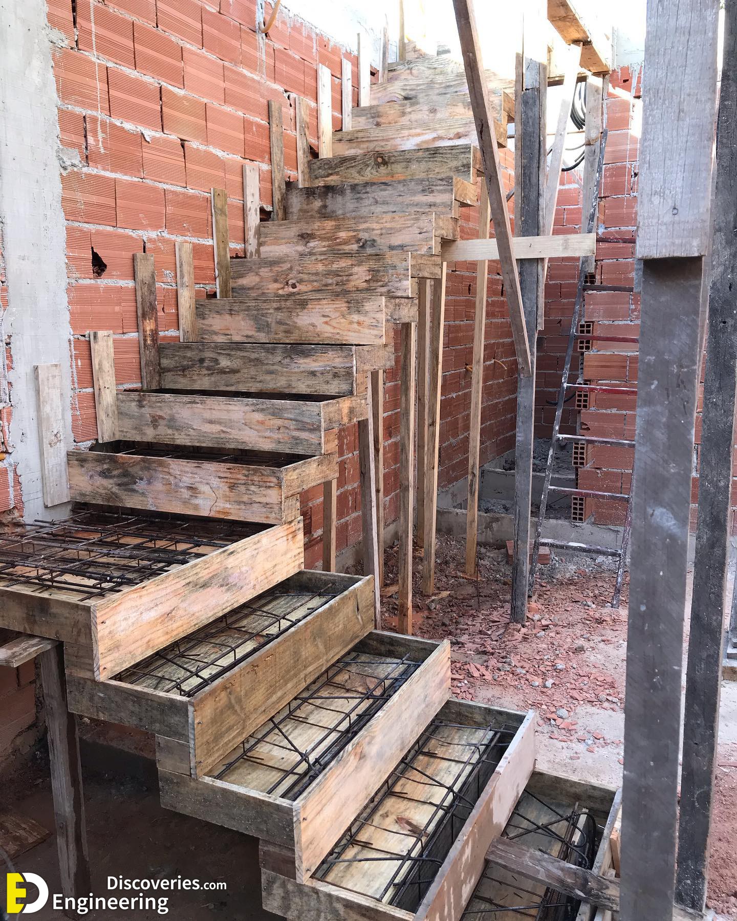 27+ Images RCC Concrete Stair Stringer Beams Under Construction ...