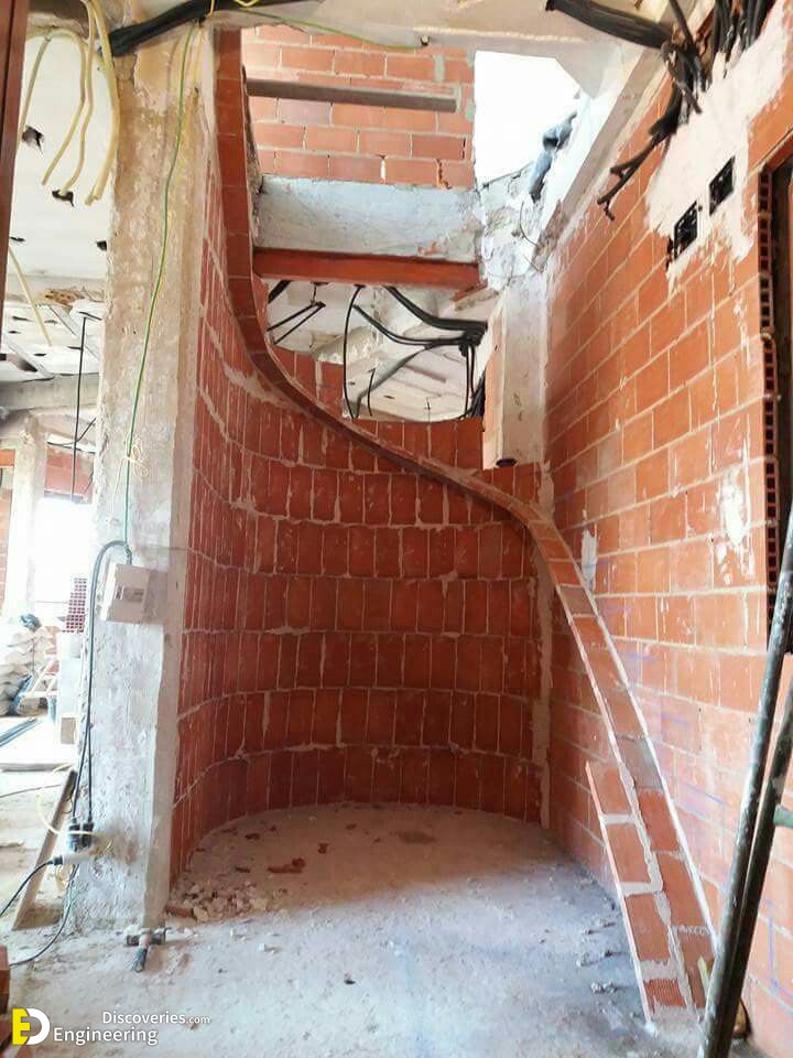 How To Build A Stair Step By Step Using Bricks | Engineering Discoveries