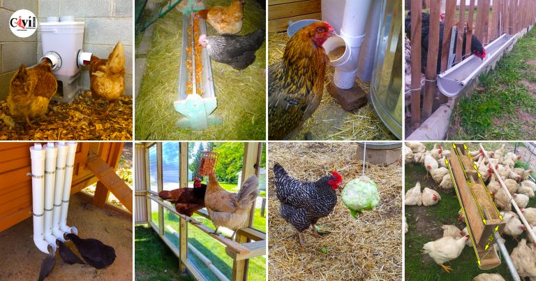 30 DIY Chicken Feeder Ideas – You Can DIY This Weekend | Engineering ...