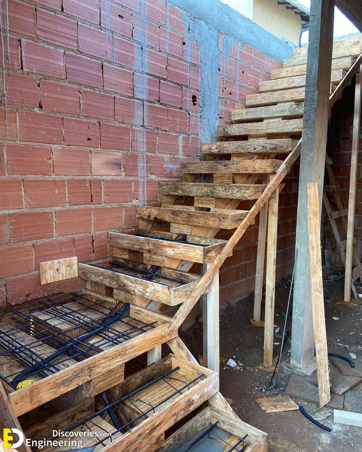 27+ Images RCC Concrete Stair Stringer Beams Under Construction ...