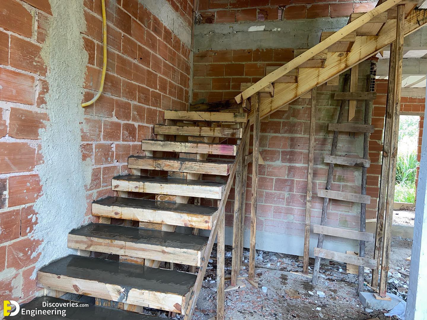27+ Images RCC Concrete Stair Stringer Beams Under Construction ...