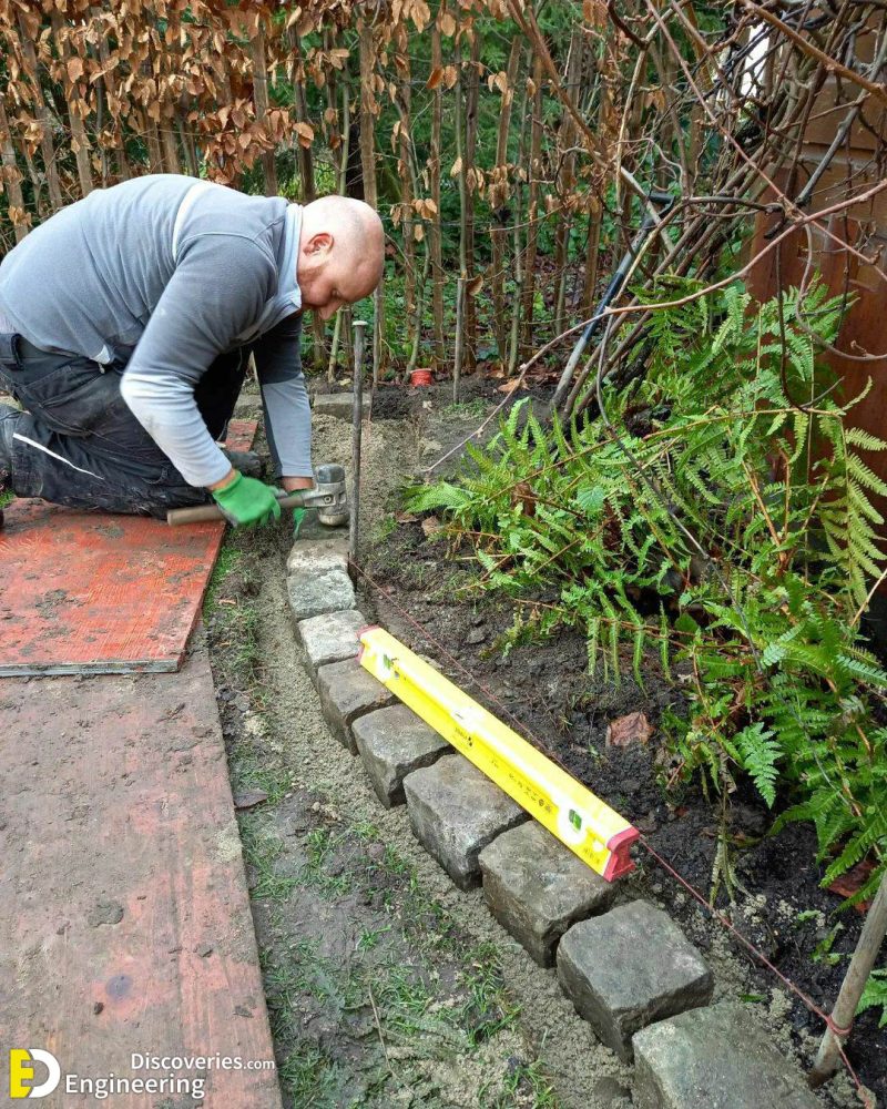 How To Build A Mow Strip For Your Lawn | Engineering Discoveries