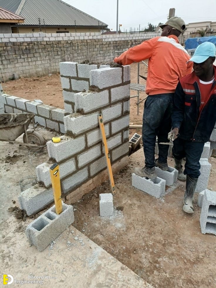 29+ Images Of Hollow Concrete Block Work! | Engineering Discoveries