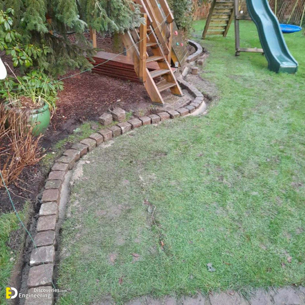 How To Build A Mow Strip For Your Lawn | Engineering Discoveries