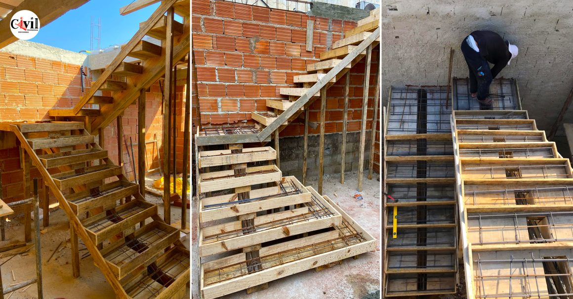 27+ Images RCC Concrete Stair Stringer Beams Under Construction ...