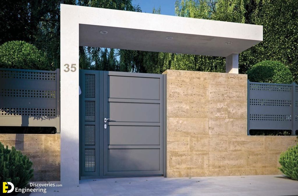 Top 28 Modern Gate Design Ideas For 2023 | Engineering Discoveries