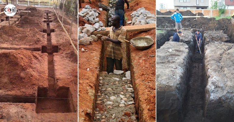 Process Of Earth Work Excavation For Foundation Structures ...