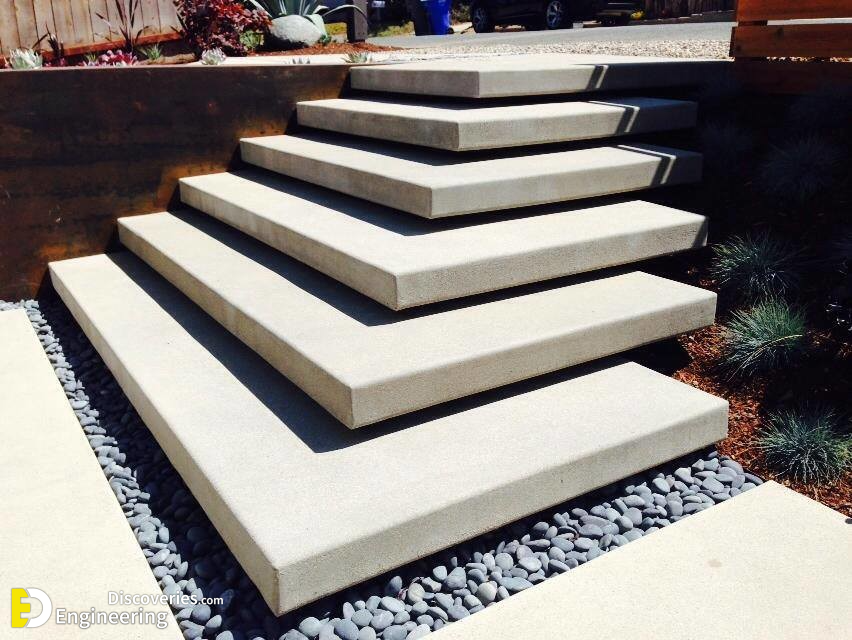 How To Make Fantastic Floating Outdoor Steps | Engineering Discoveries