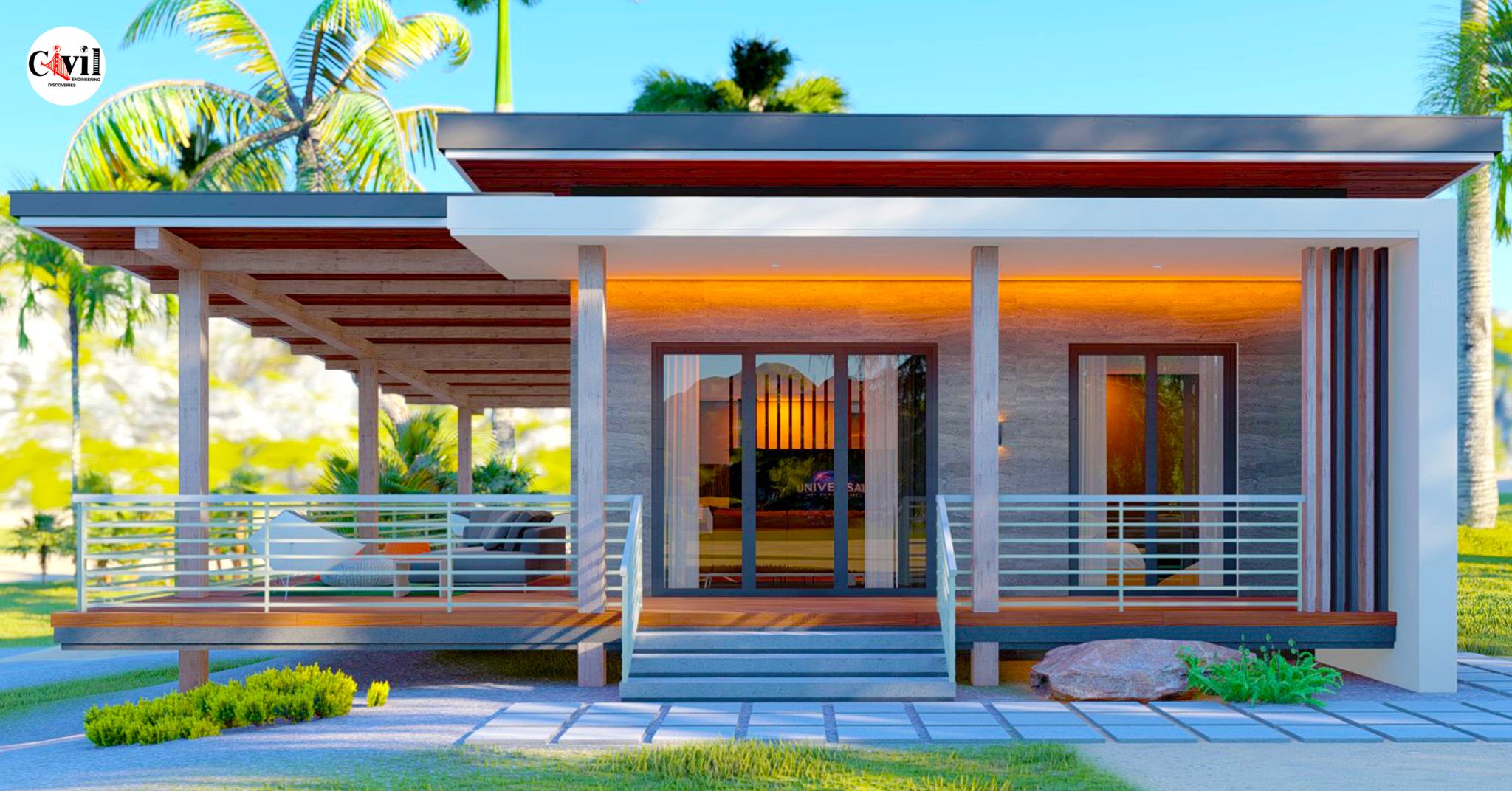 Bungalow House Design 12.0m x 15.0m With 3 Bedroom - Full Plan ...