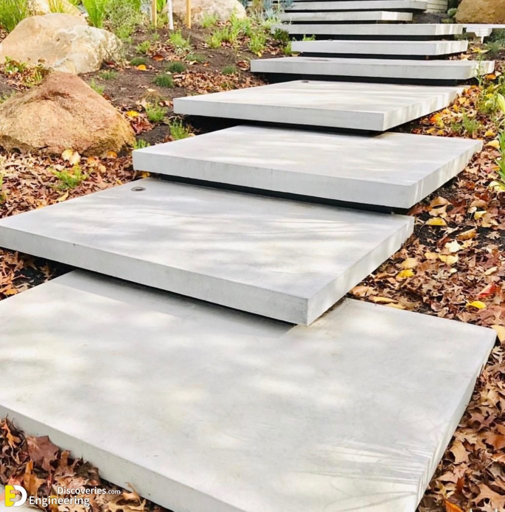 How To Make Fantastic Floating Outdoor Steps | Engineering Discoveries