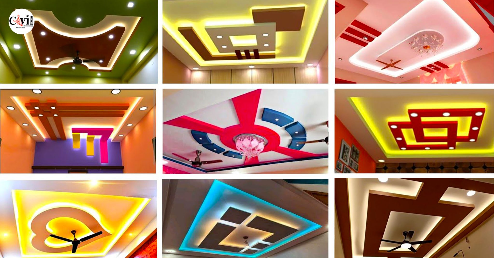 Latest 44+ Pop False Ceiling Colour Combination Ideas | Engineering ...