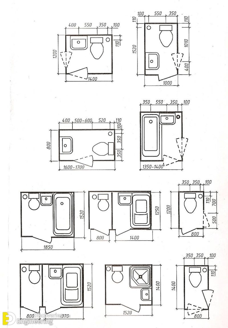 Most Common Bathroom Dimensions And Sizes! | Engineering Discoveries
