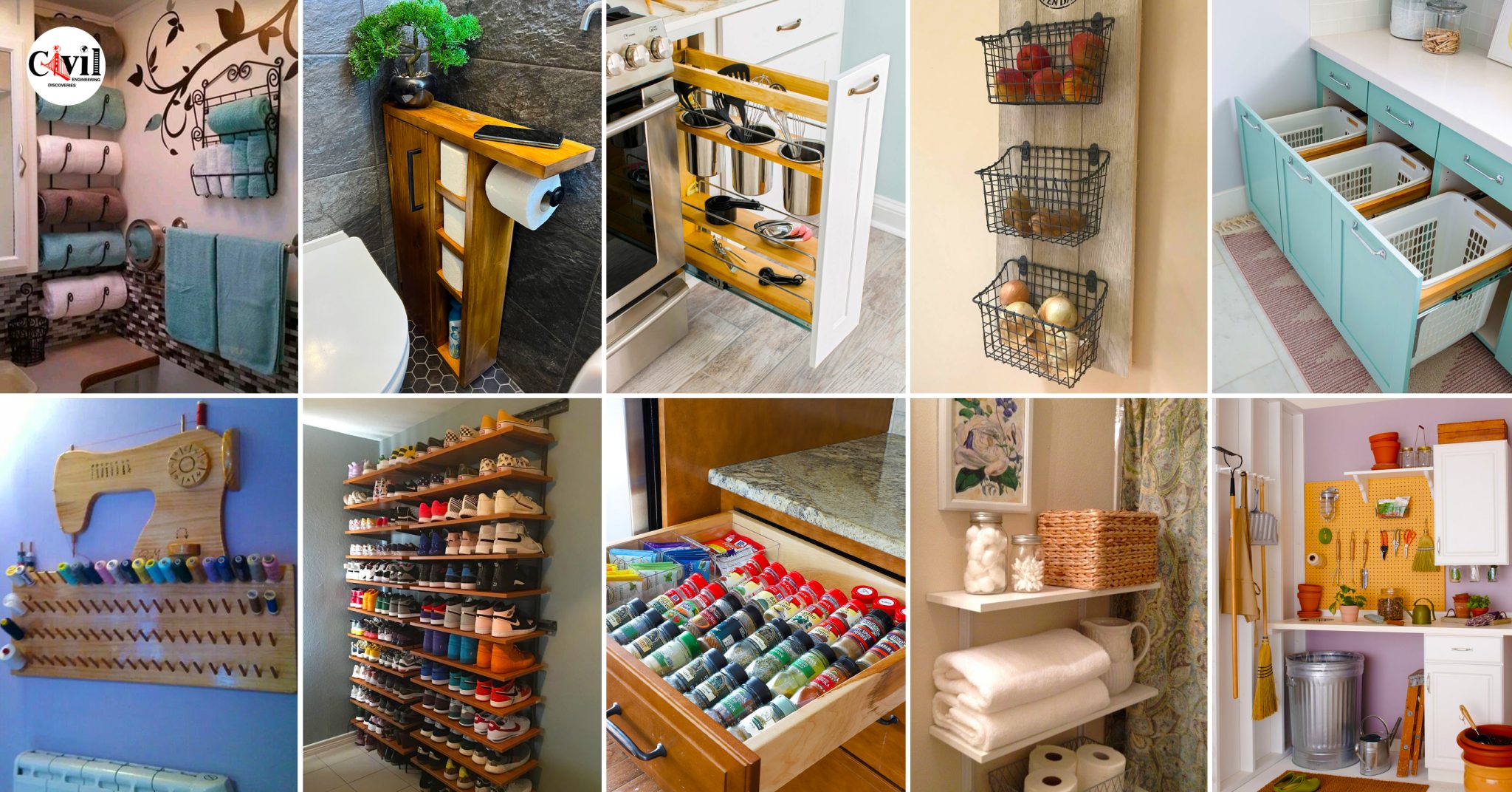 30+ Ideas And Tricks To Always Keep The House Tidy | Engineering ...