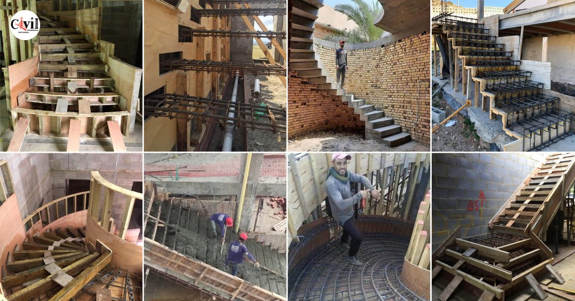 44+ Pictures Showing RCC Concrete Stairs Under Construction!