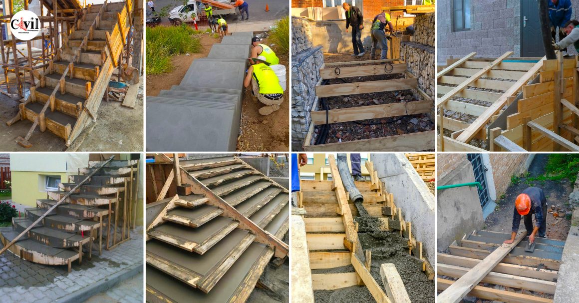 How To Construct RCC Concrete Stairs | Engineering Discoveries