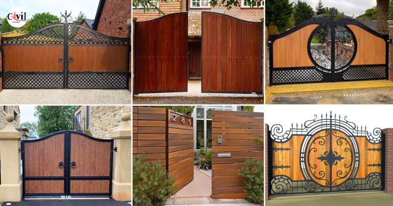 Unique Wood And Metal Gate Ideas To Added For Your Home