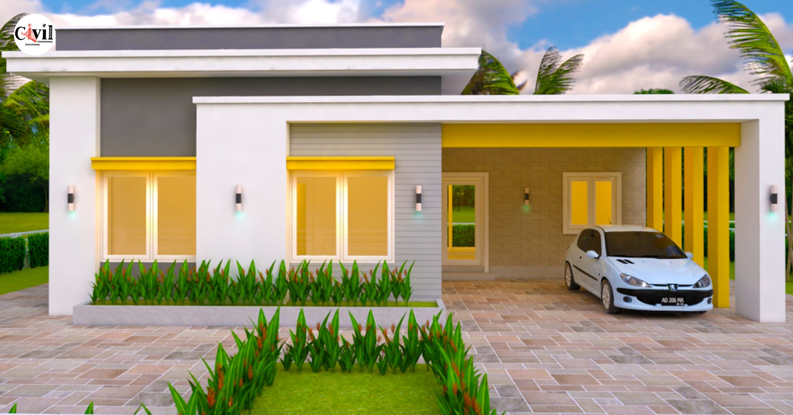Royal House Design Plans 12.0 m×11.0 m With 3 Bedrooms – Full Plans ...