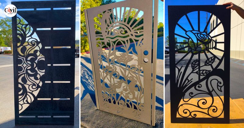 The Artistry of CNC Laser Cutting In Crafting Metal Doors | Engineering ...