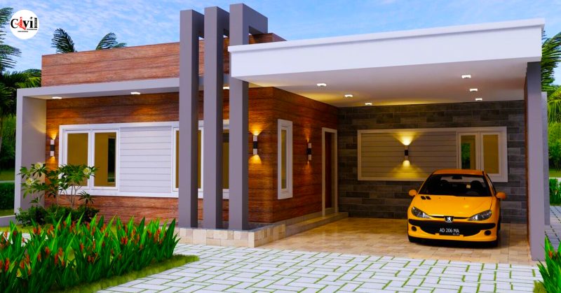 Beautiful House Design Plans 12.0m x11.0m With 3 Bedroom – Full Plans ...