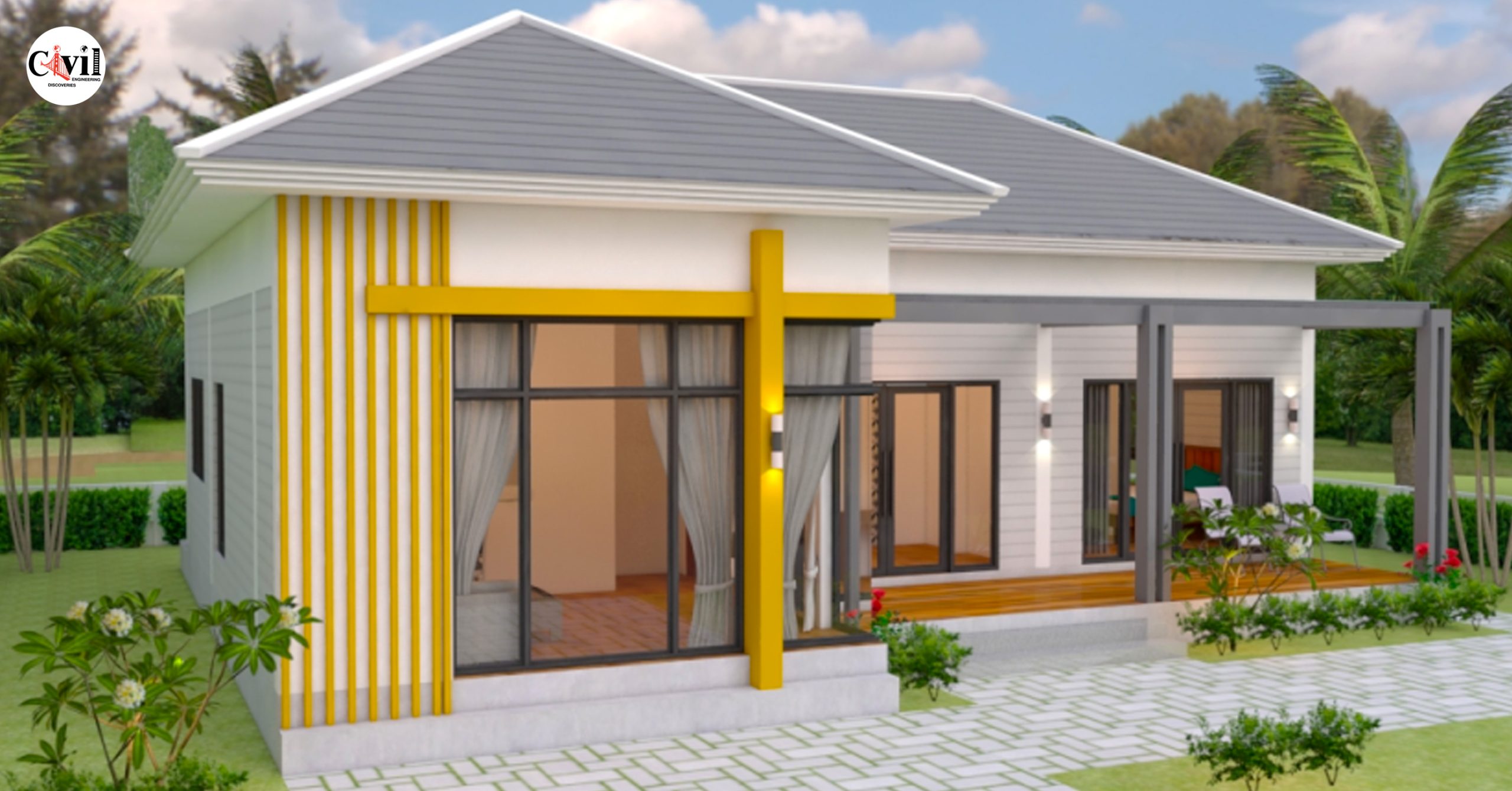 Beautiful House Design Plans 13.0m × 9.5m With 2 Bedroom – Full Plans ...