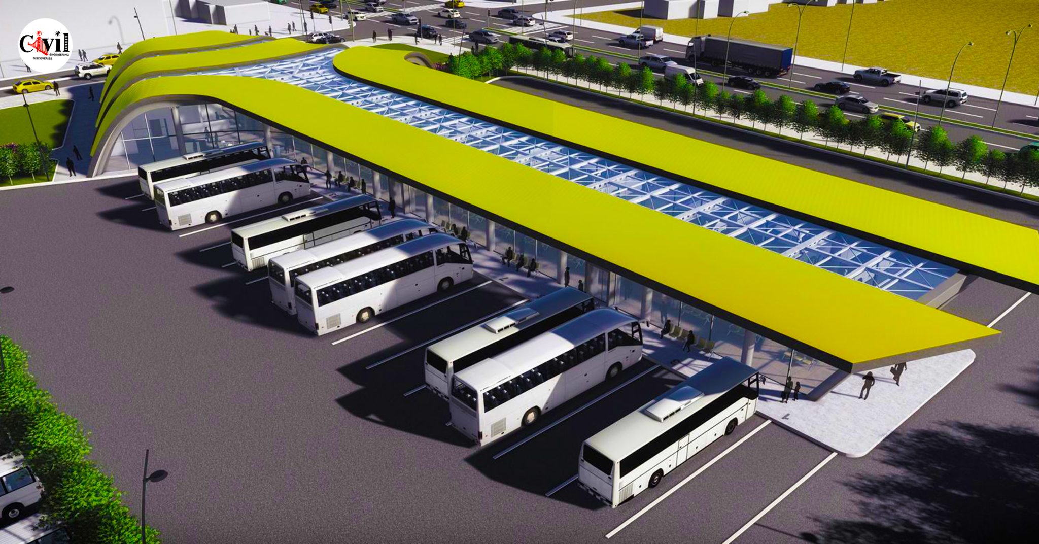 Design Principles For Designing Parking Spaces For Buses